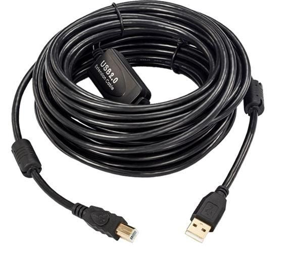 MicroConnect USBAB5B-ACTIVE USB 2.0 Active USB Cable 5m USB A to USB B ...